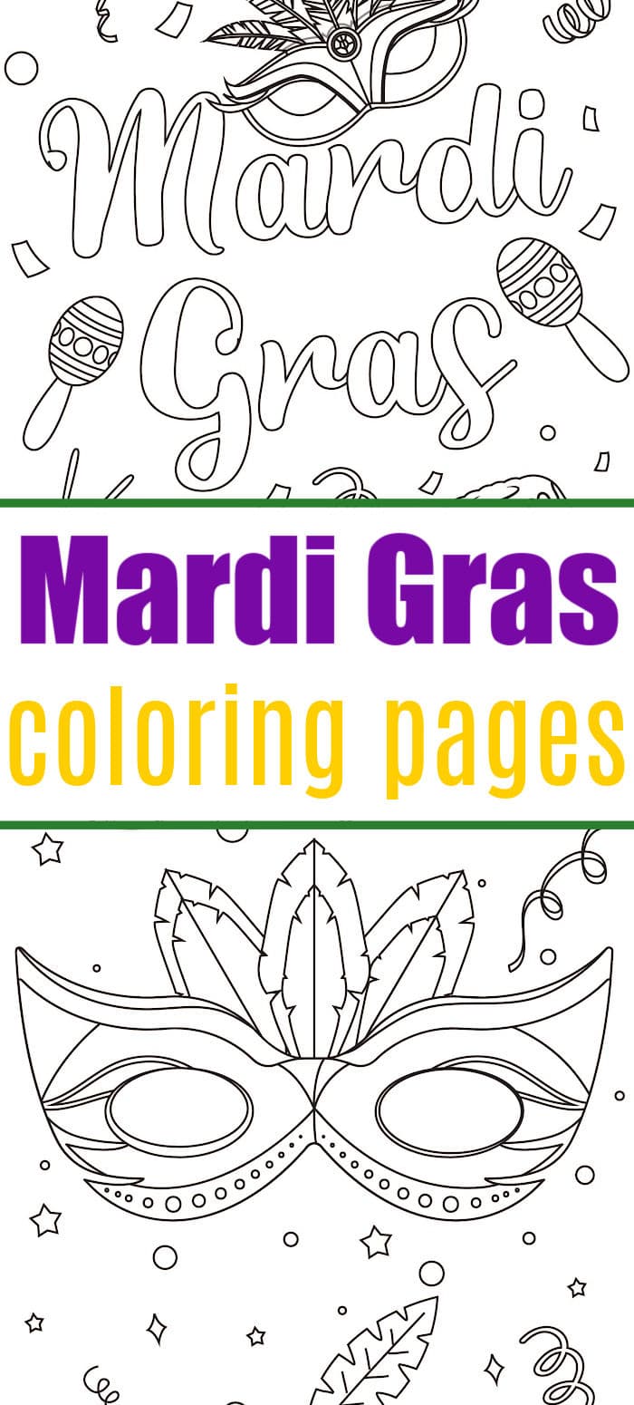 Free Mardi Gras Printables - Free Mardi Gras Coloring Pages Kids