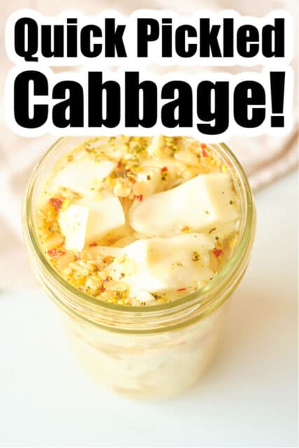 Quick Pickled Cabbage Recipe (24 Hours)