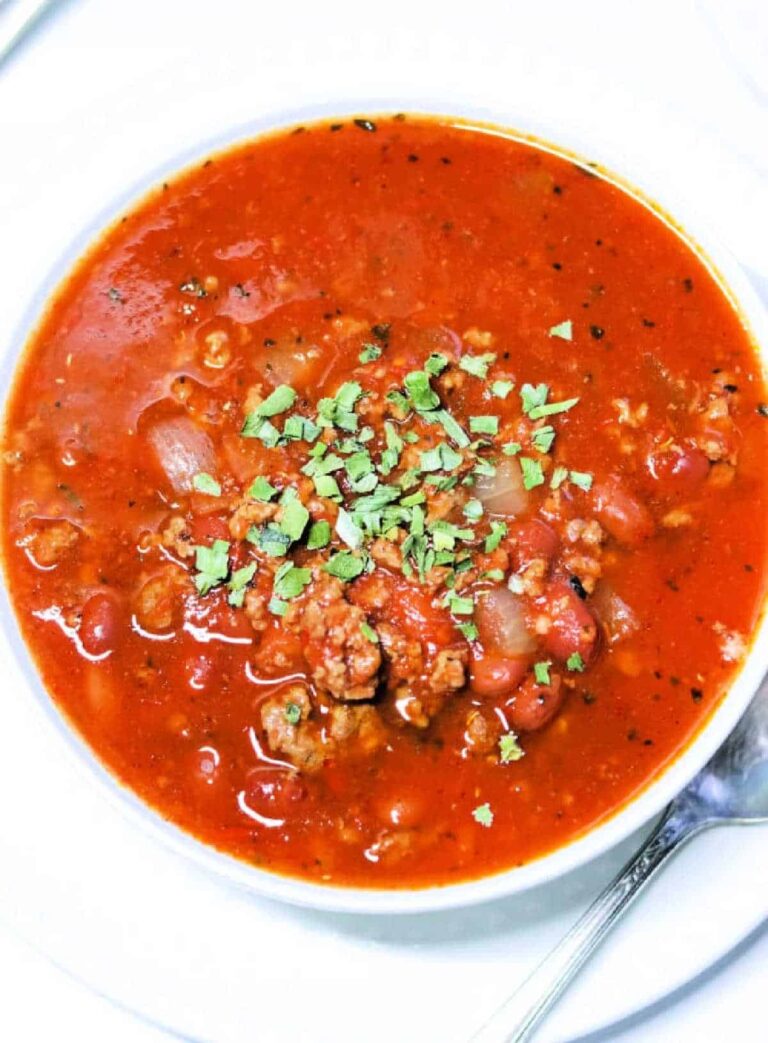 Crockpot Venison Chili Recipe (with Beans)