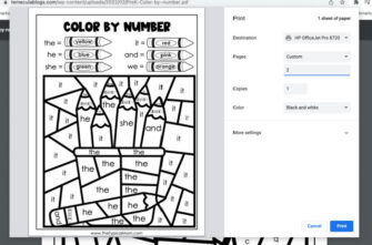 Free Color by Number Preschool Printables - Letter Recognition