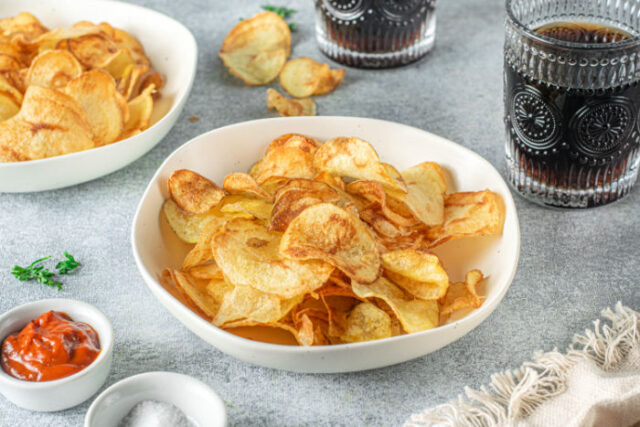 Russet Potato Chips (Air Fryer Recipe)