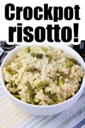 Slow Cooker Risotto (Asparagus)