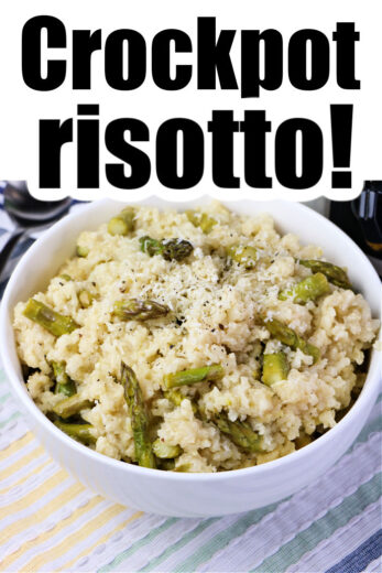 Slow Cooker Risotto (Asparagus)