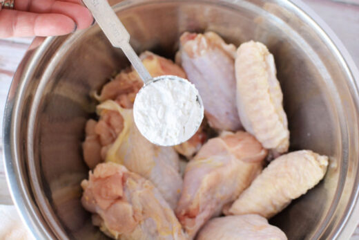 Air Fryer Chicken Wings Baking Powder in Ninja Foodi or Cosori