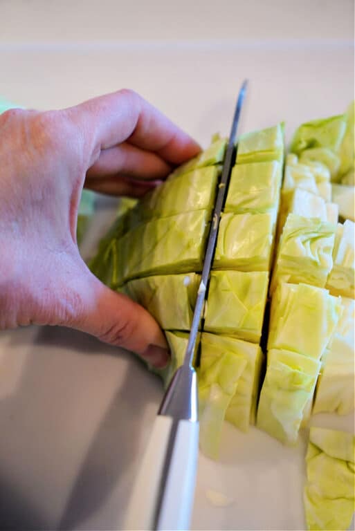 How to Cut Cabbage by Hand into Steaks, Wedges, Squares