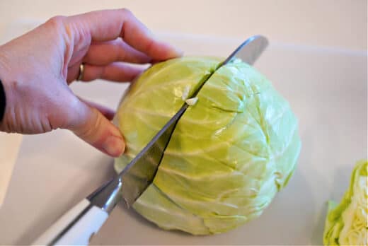 How to Cut Cabbage Steaks, Wedges, Squares, Quartered Etc...