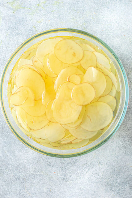 Russet Potato Chips Recipe (Air Fryer)