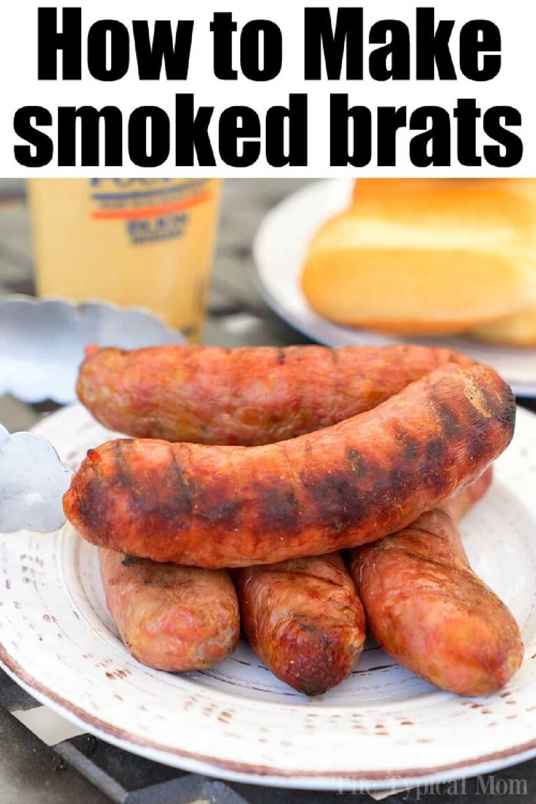 Smoked Brats - Best Traeger Bratwurst Recipe