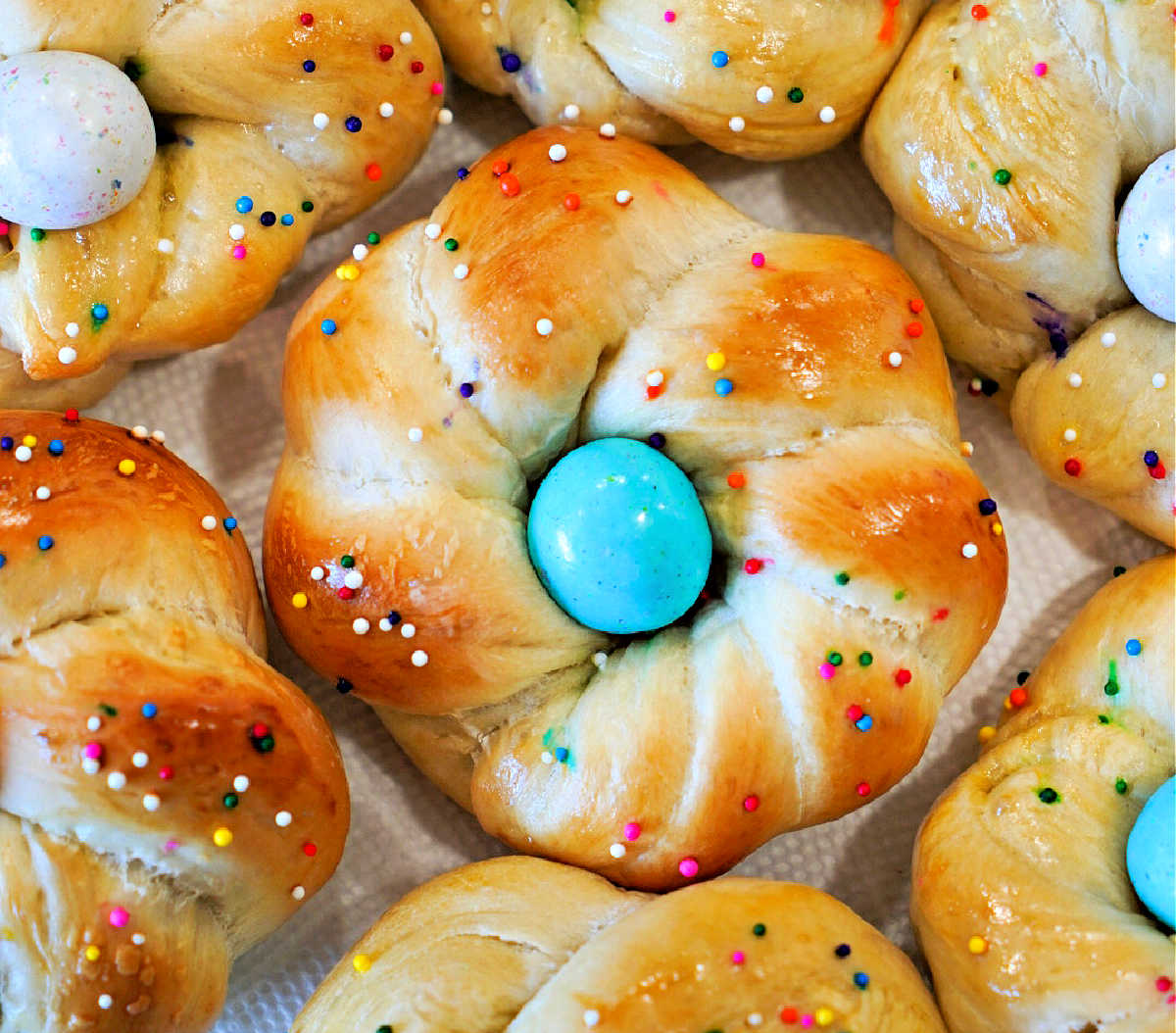 Easy Easter Egg Bread Recipe (with Frozen Rolls)