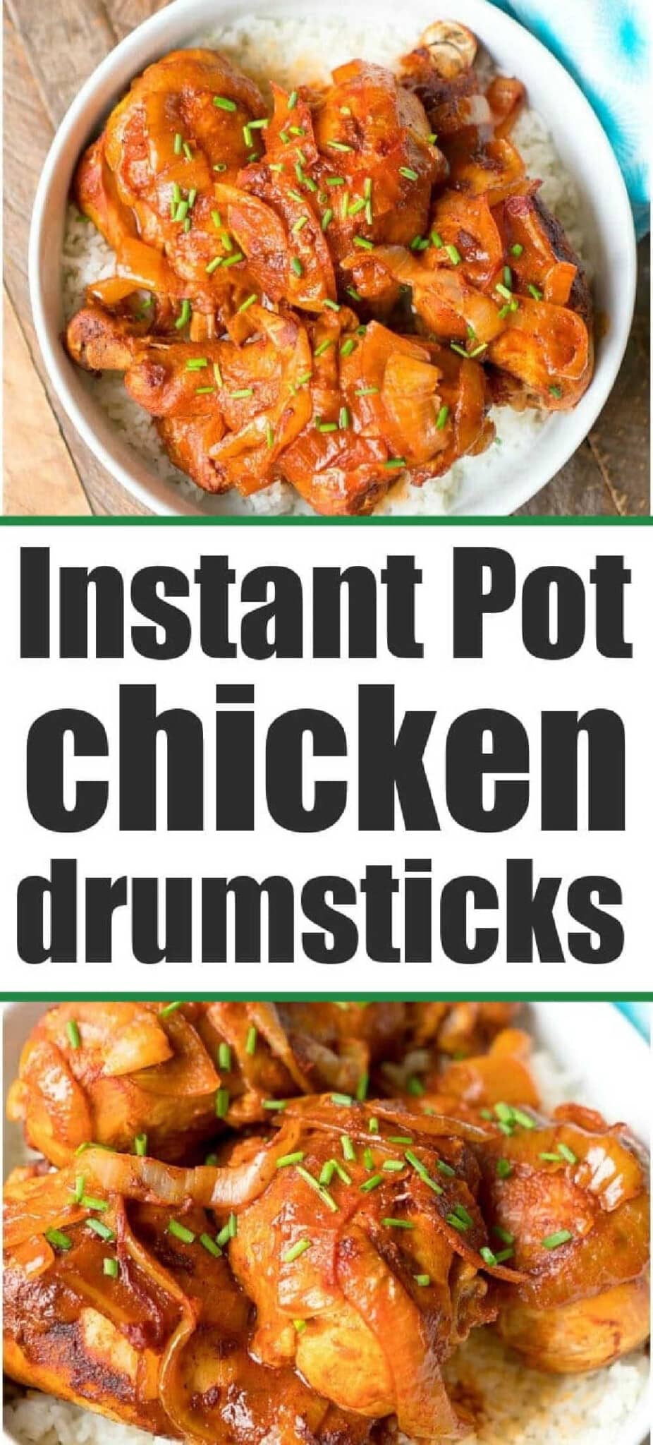 Instant Pot Chicken Legs (Cooked in Sauce)