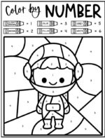 Free Letter A Coloring Pages - Alphabet Color by Number Pages