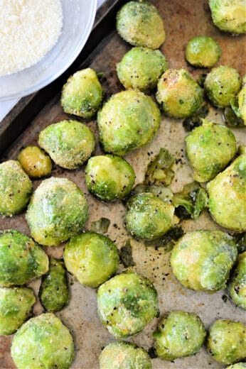 How to Cook Frozen Brussel Sprouts (in Oven)