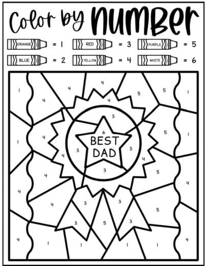 Free Printable Fathers Day Coloring Pages (PDF)
