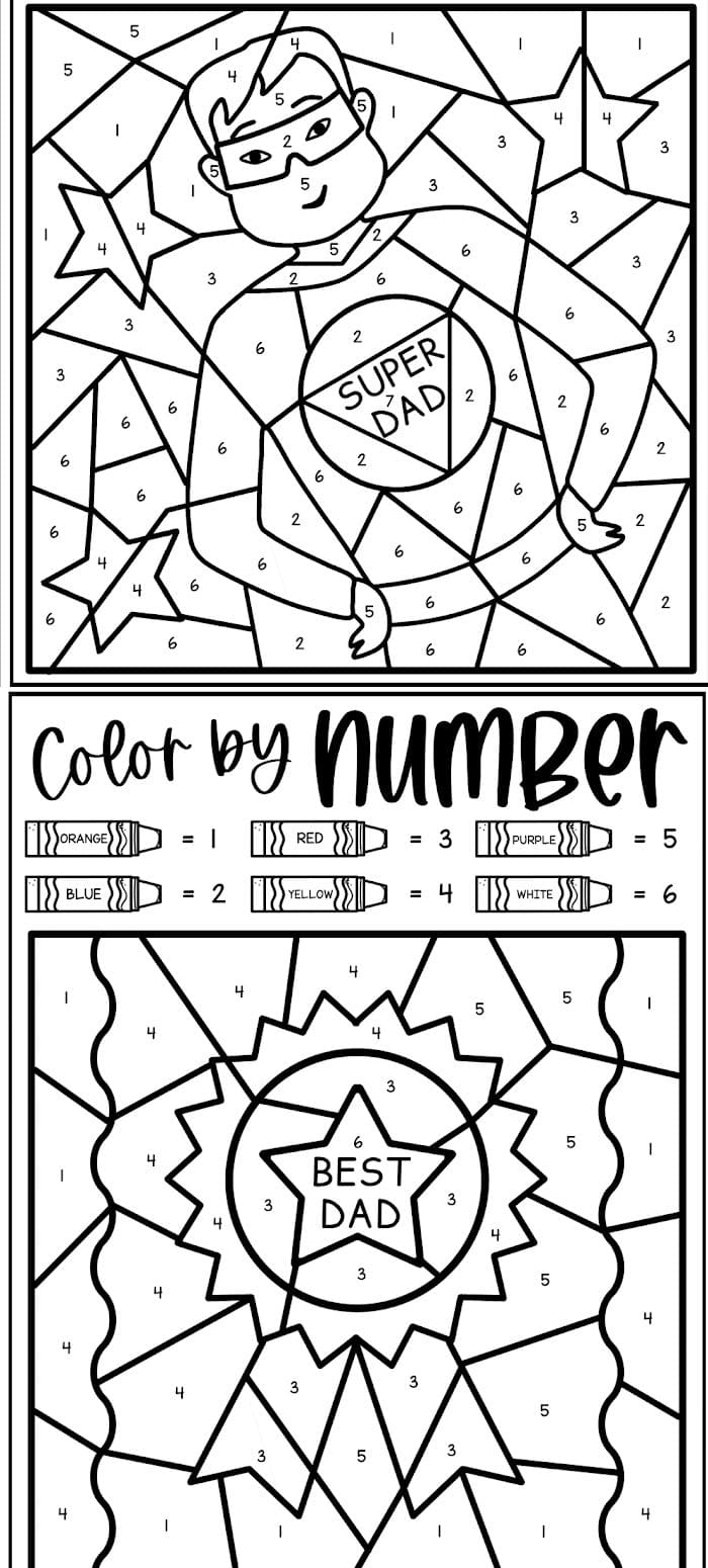 Free Printable Fathers Day Coloring Pages - 8 To Choose From!