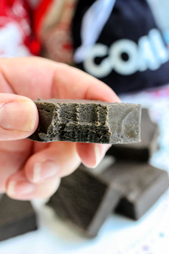 Dark Chocolate Fudge - Christmas Coal Fudge Recipe