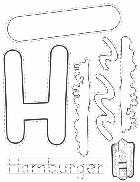 Learning the Alphabet - Free Printable Alphabet Crafts Worksheets