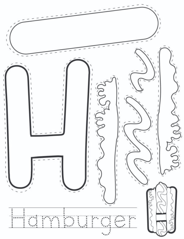 Learning the Alphabet - Free Printable Alphabet Crafts Worksheets