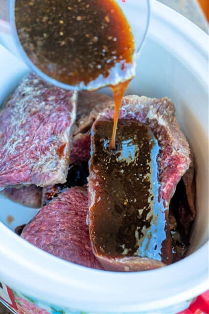 Frozen Cube Steak Recipe (in Slow Cooker)