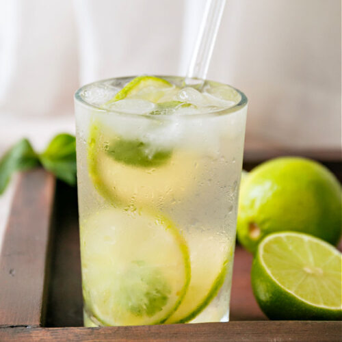 Easy Lime Drink Cocktail or Mocktail - Starbucks Lime Refresher