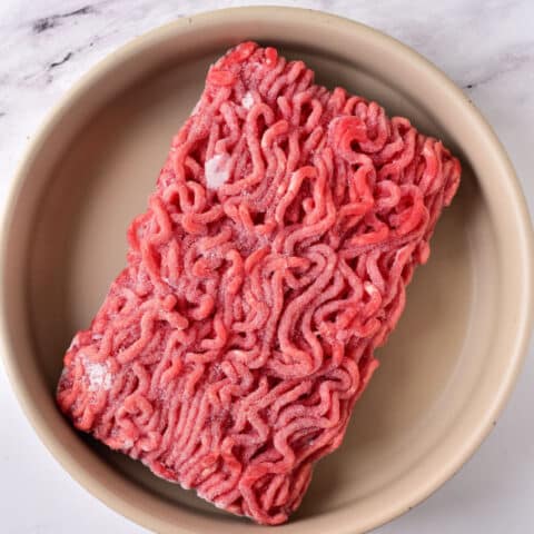 Thaw Ground Beef in Microwave (Directions)