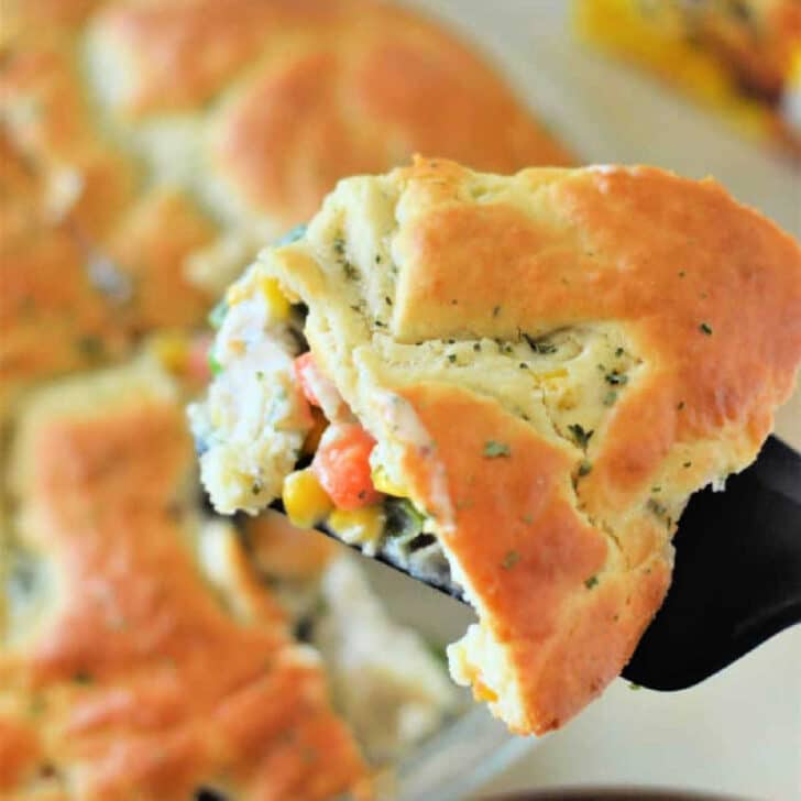 Bisquick Chicken Pot Pie (with Cream of Mushroom)