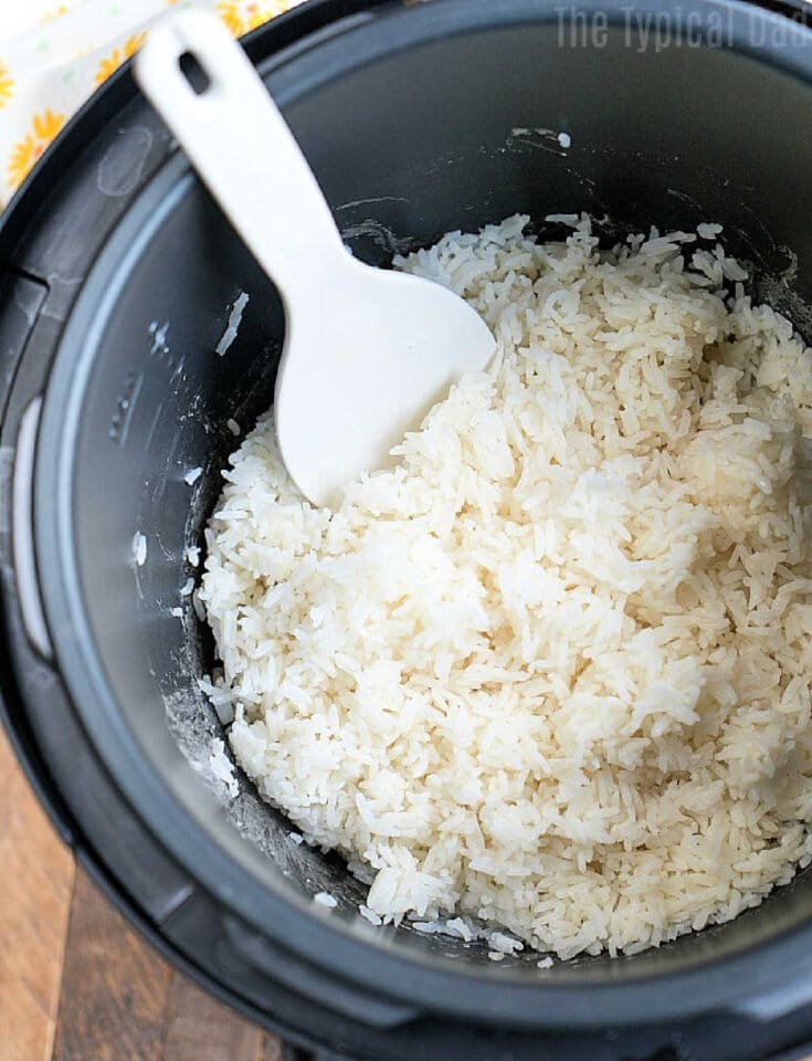 Fluffy Crockpot Express White Rice - Rice in Pressure Cooker