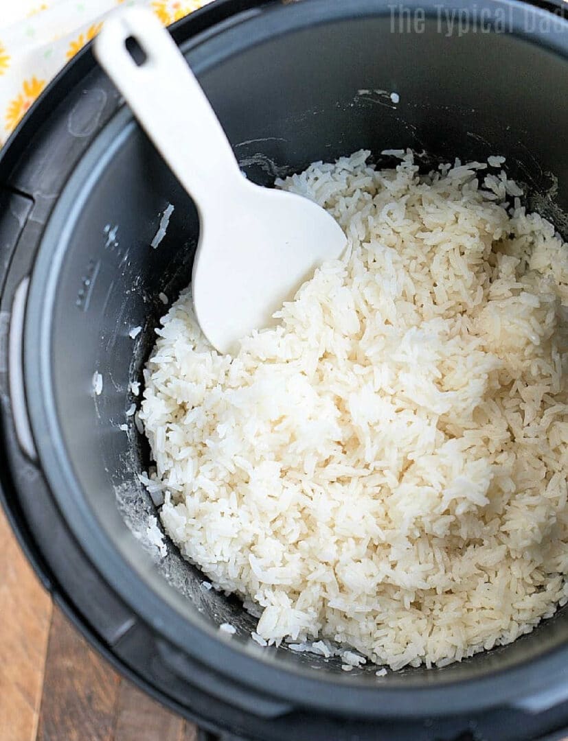 Fluffy Crockpot Express White Rice - Rice in Pressure Cooker
