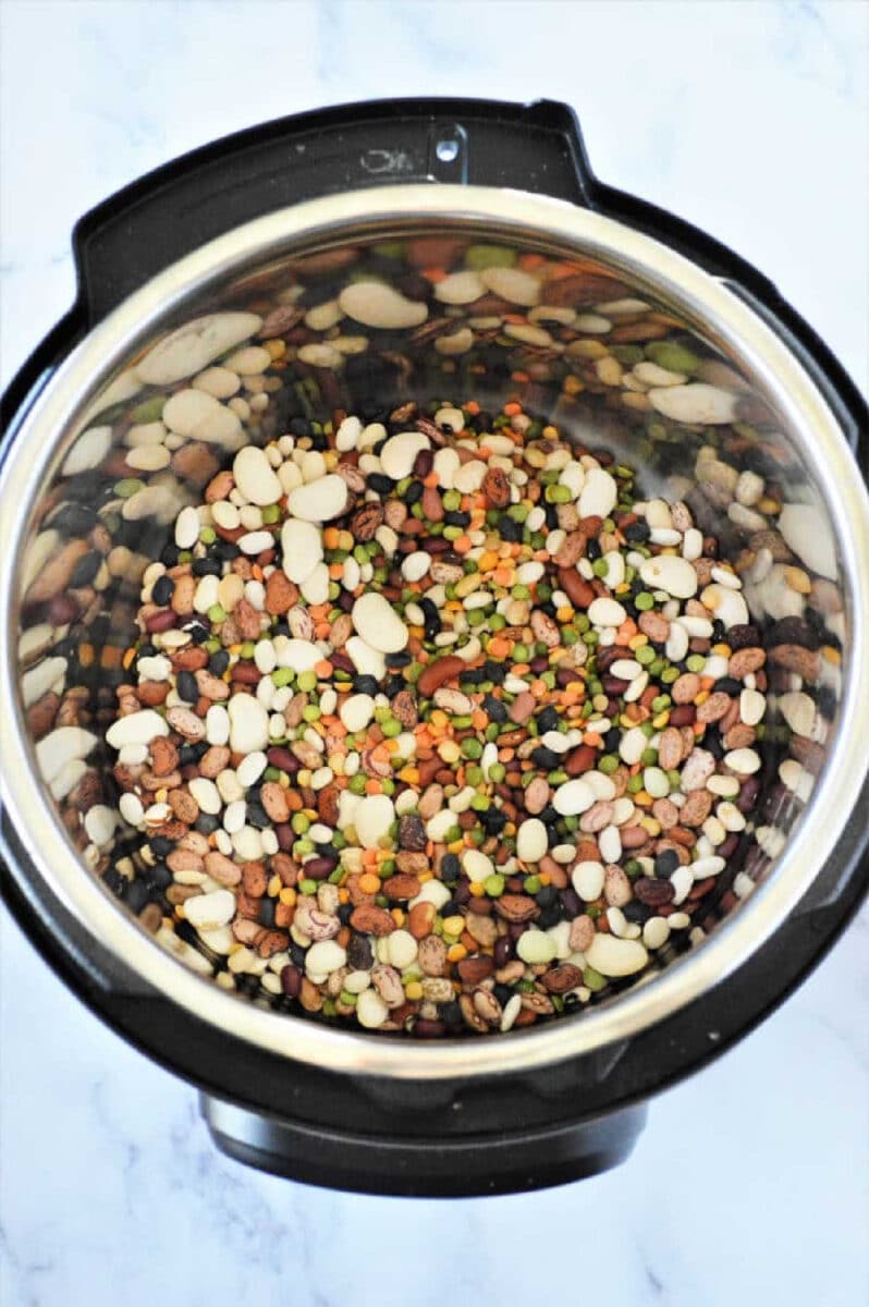 Instant Pot 15 Bean Soup (No Soak)
