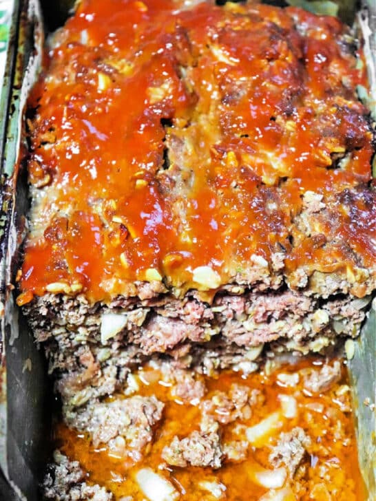 Spicy Meatloaf Recipe - Cajun Meatloaf with Ground Beef & Glaze