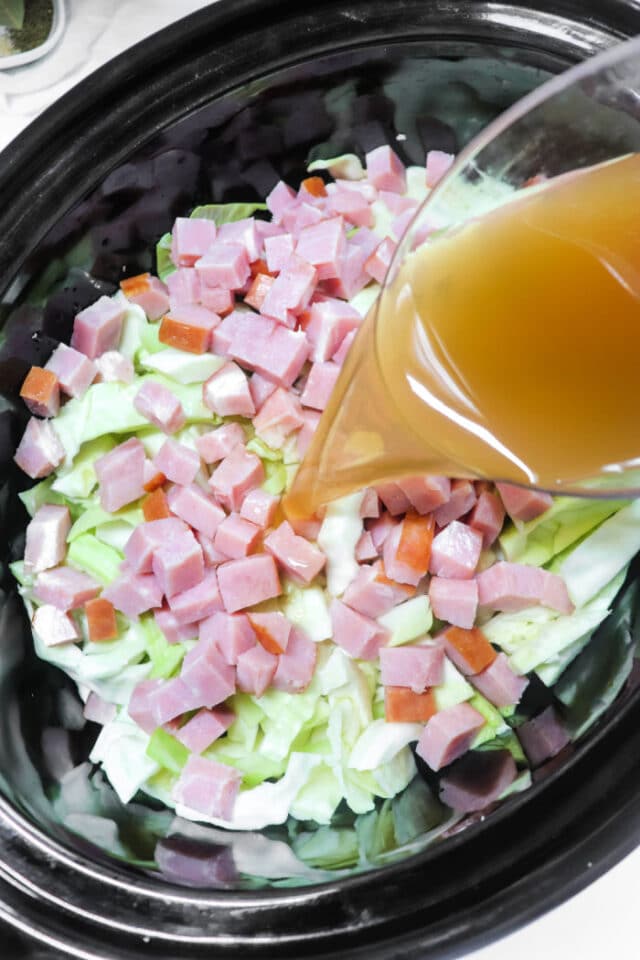 Cabbage and Ham Recipe (in Slow Cooker)
