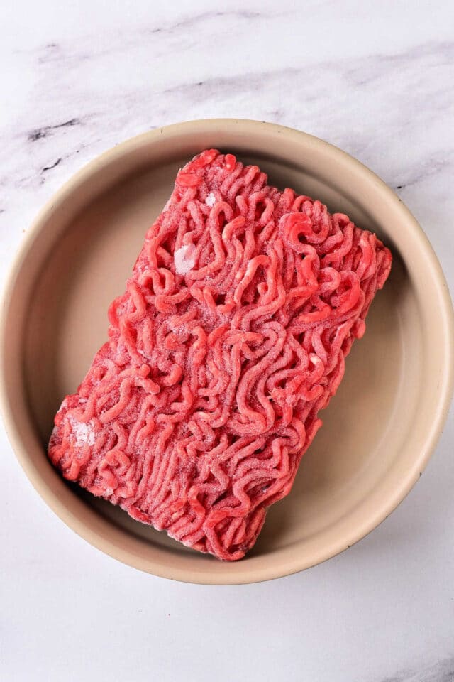 Thaw Ground Beef in Microwave (Directions)