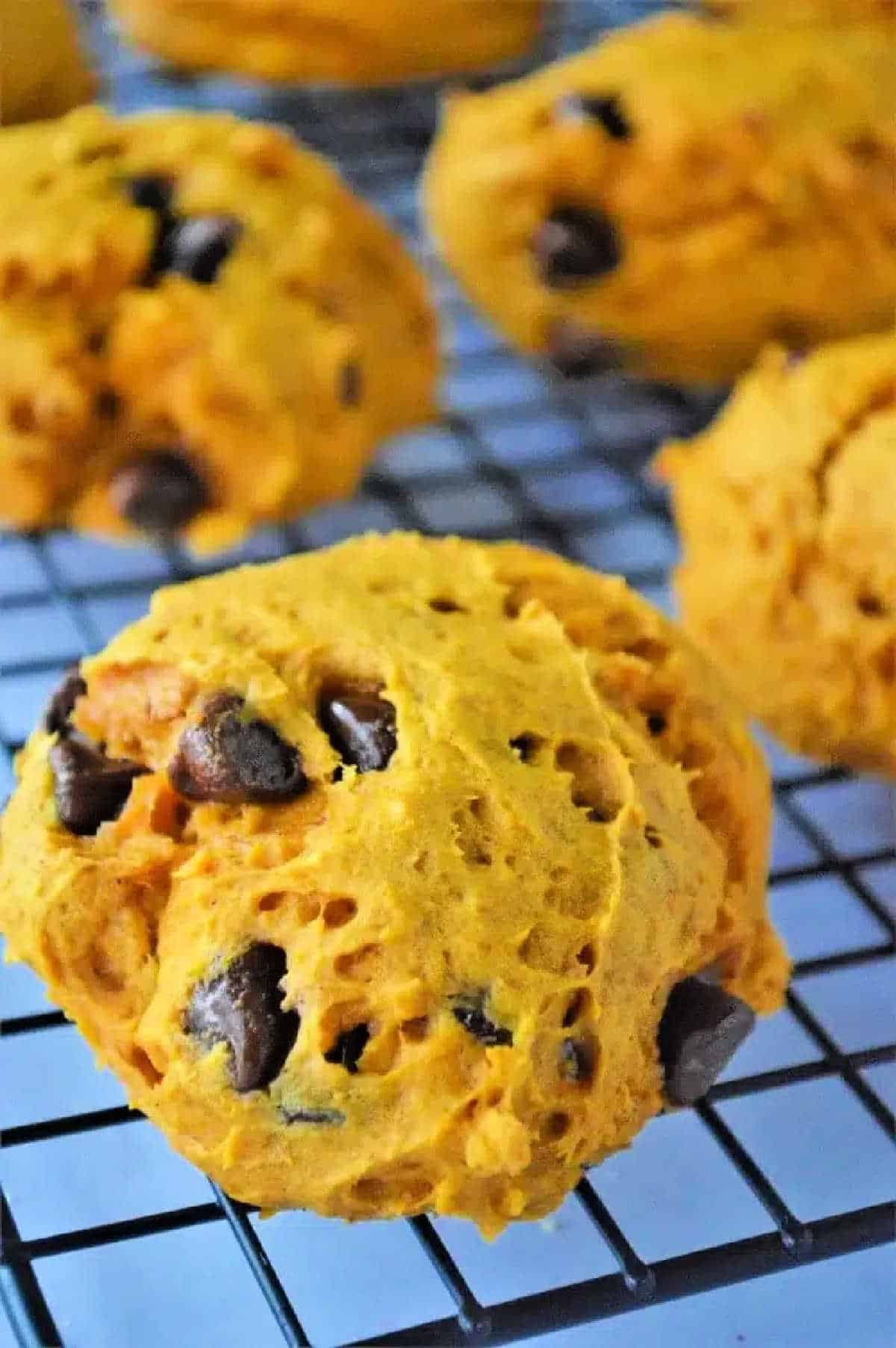 Pumpkin Cookies with Cake Mix - Cake Mix Pumpkin Cookies