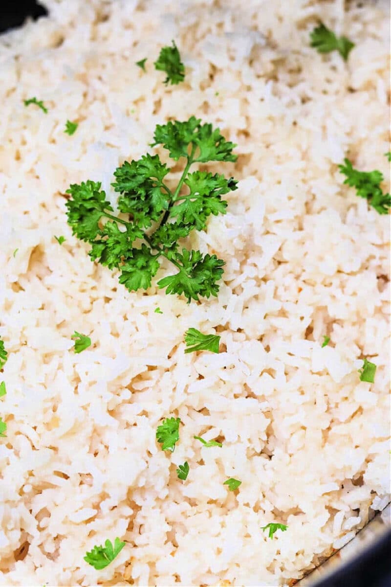 How to Cook Rice in Slow Cooker - Crockpot White Rice