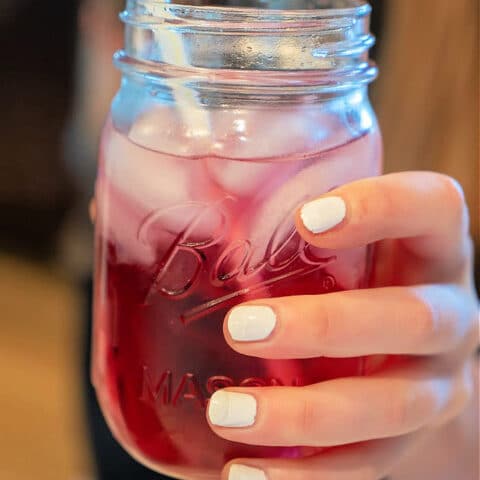 How to Make a Lotus Drink - Easy Lotus Drink Recipe - Pink Blue