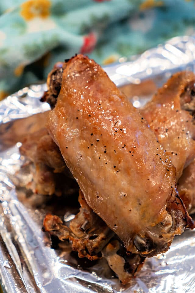 Baked Turkey Wings in the Oven at 350 Degrees with Dry Rub