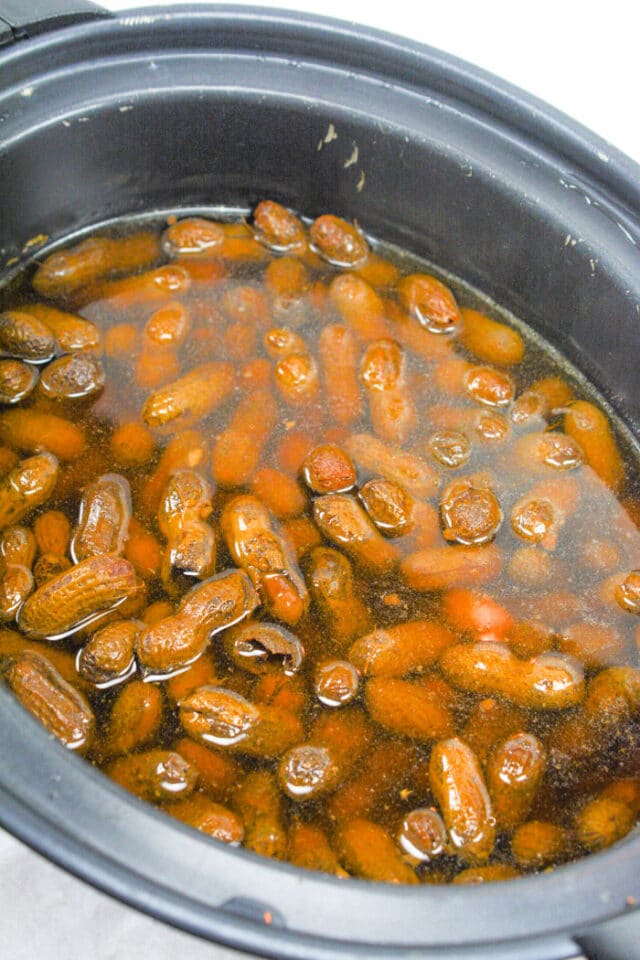 Crockpot Boiled Peanuts (Overnight)