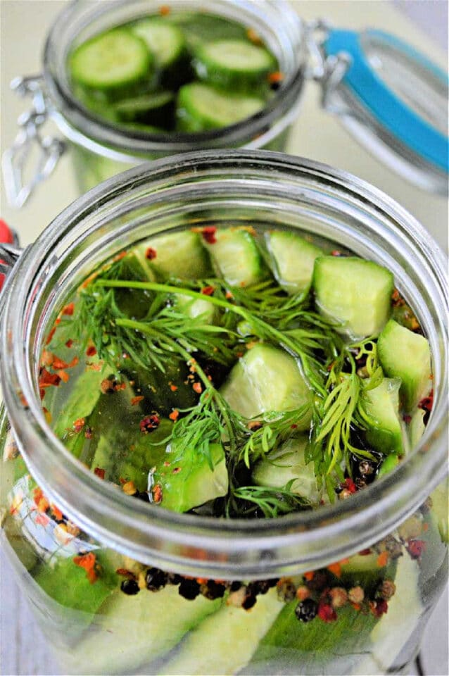 Homemade Dill Pickles (No Boil)