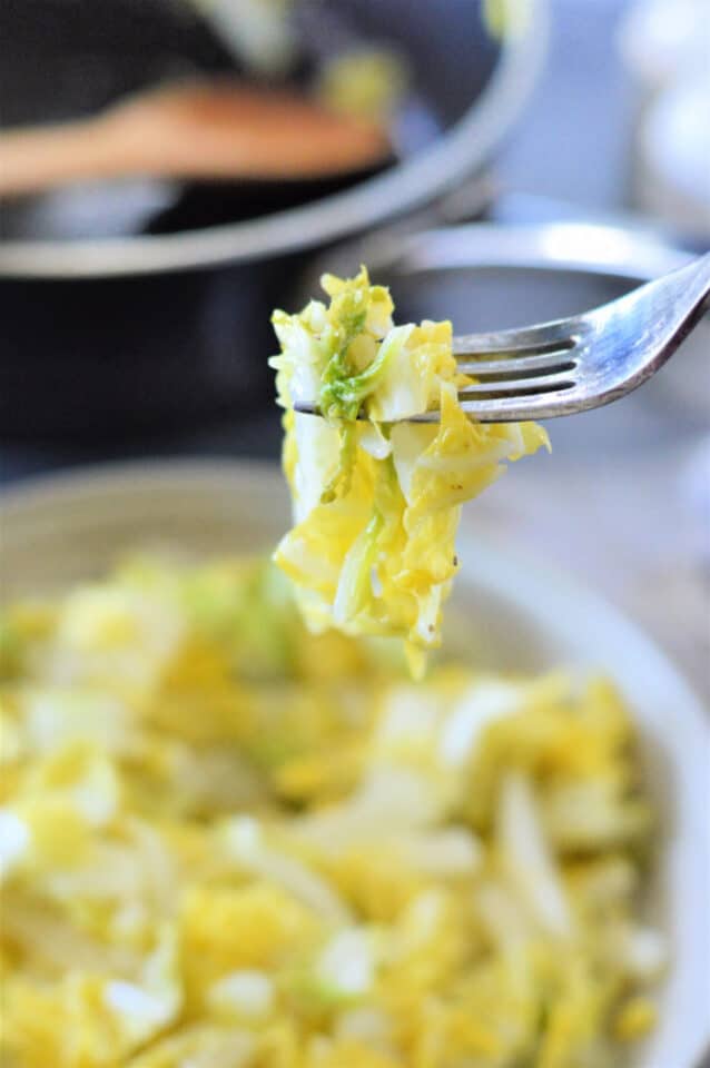 Napa Cabbage Recipe (Buttered)