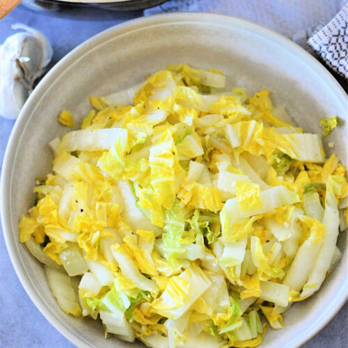 Napa Cabbage Recipe (Buttered)