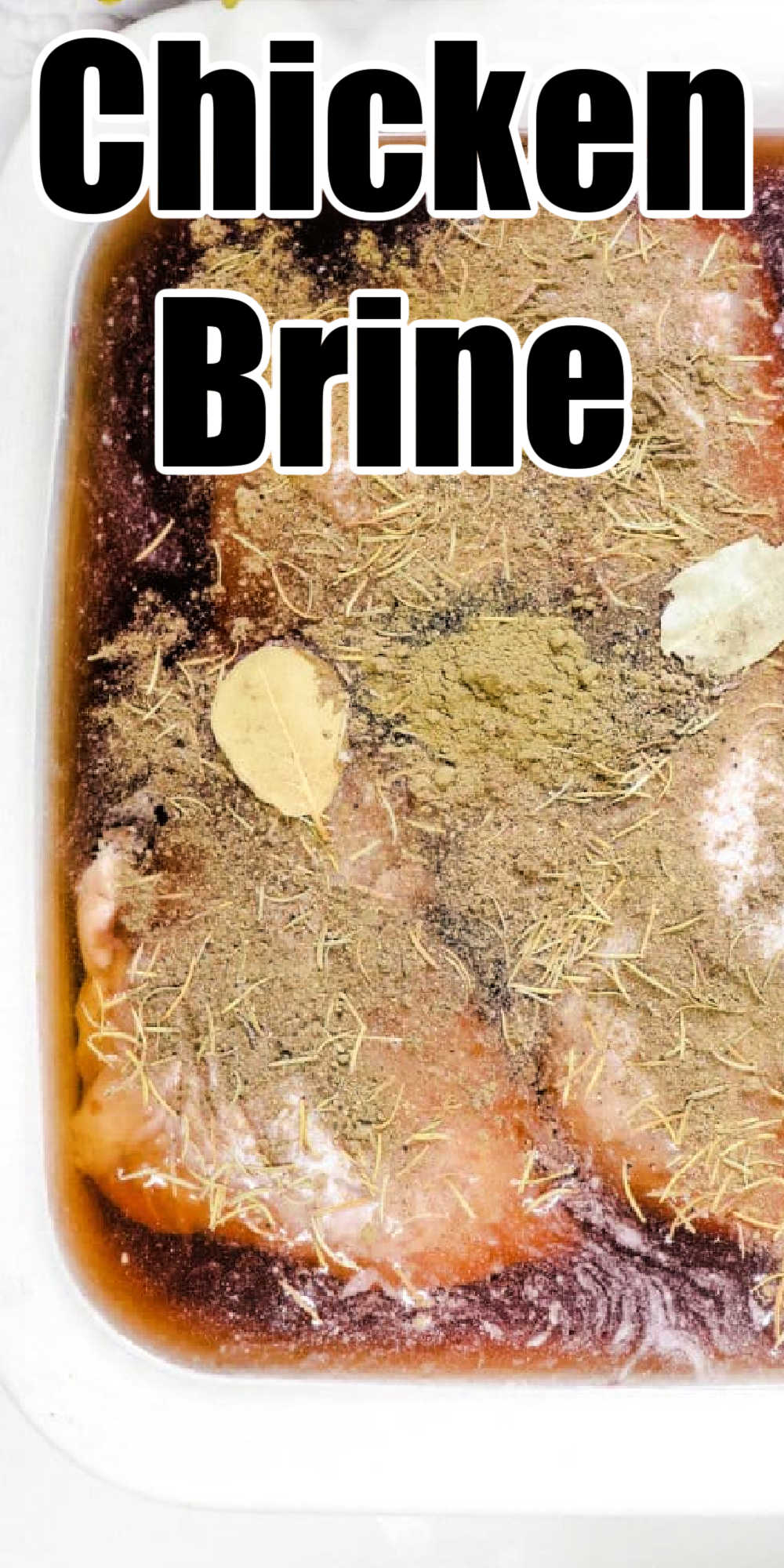 Smoked Chicken Brine (for Wings, Legs, Thighs, Leg Quarters)