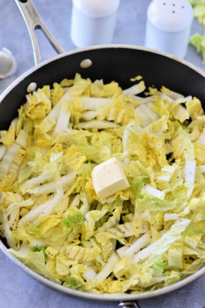 Napa Cabbage Recipe (Buttered)