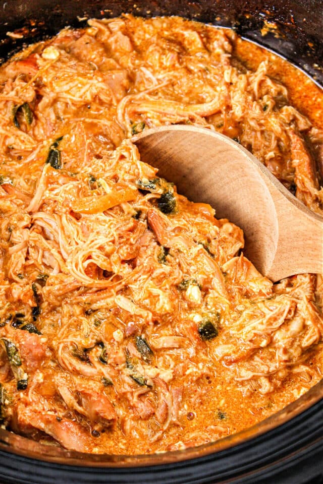 Slow Cooker Chicken Poblano