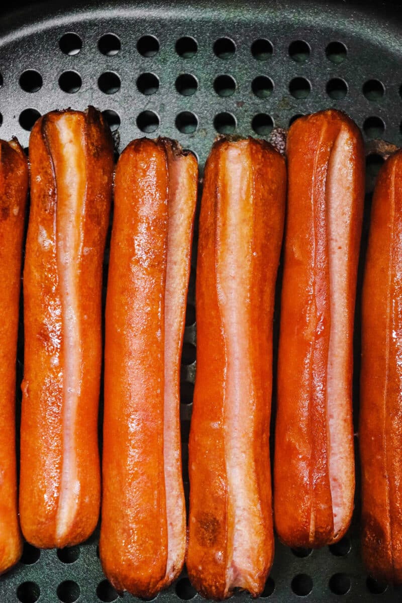 Frozen Hot Dogs in Air Fryer (How to Cook)