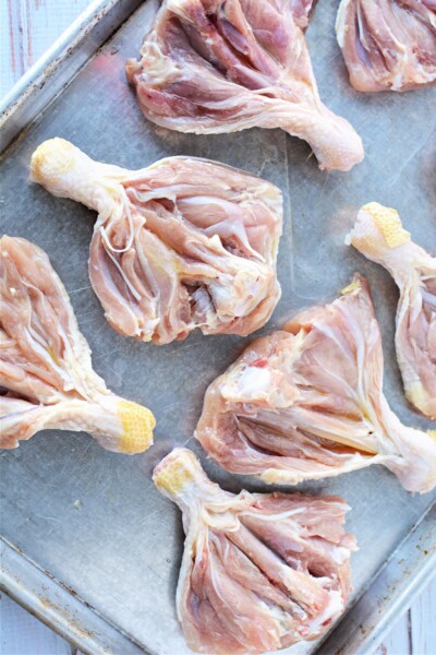 Baked Butterflied Chicken Legs (How to Butterfly Chicken Legs)