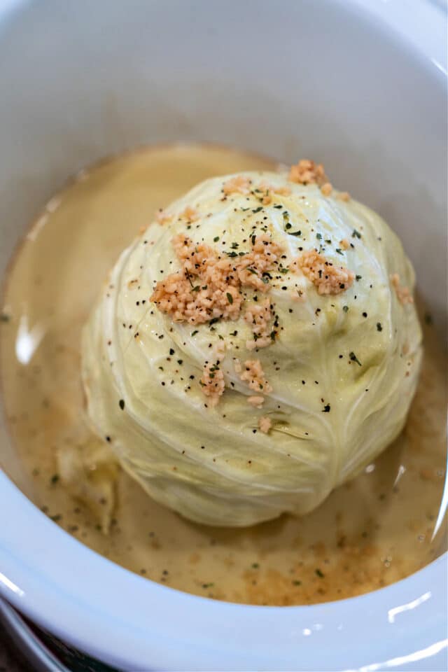 How to Cook a Whole Head of Cabbage in Slow Cooker