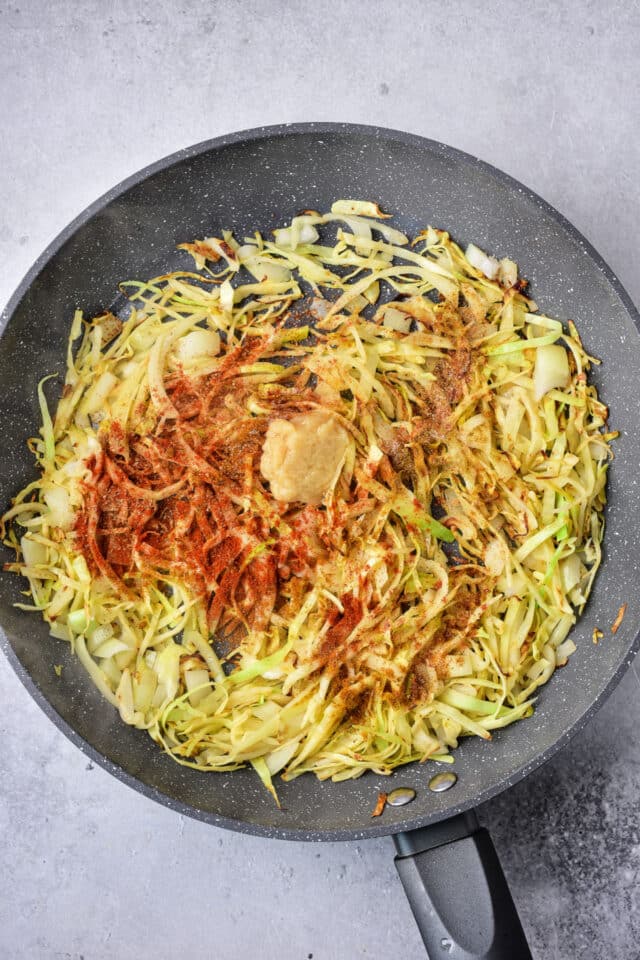 Indian Cabbage Recipe (with Curry)