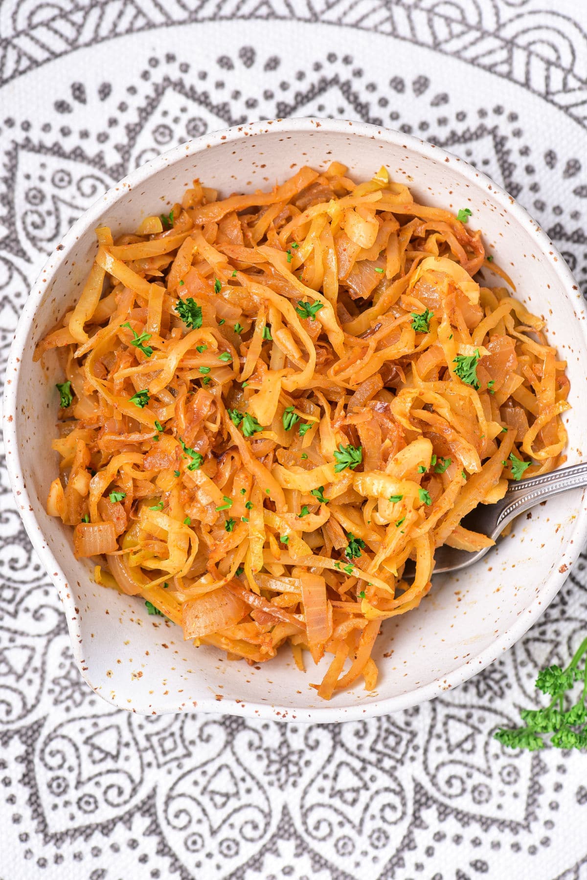Indian Cabbage Recipe (with Curry)