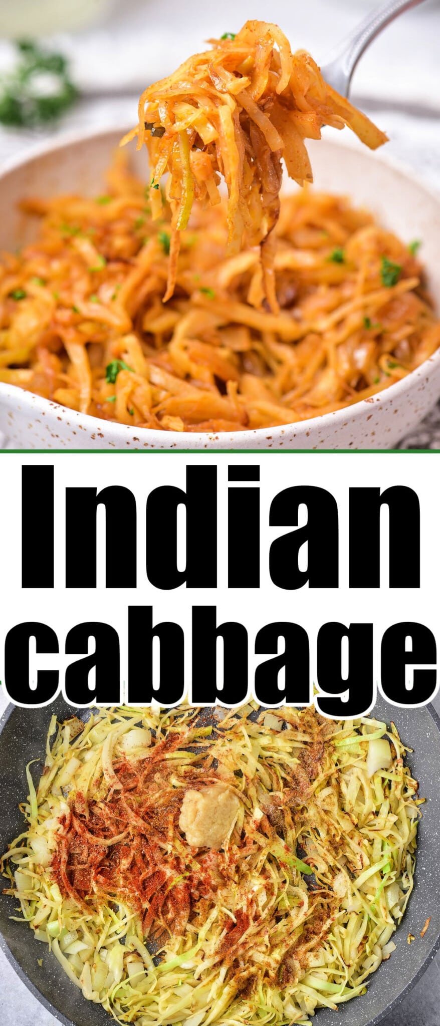 Indian Cabbage Recipe with Curry - Curry Cabbage Recipe