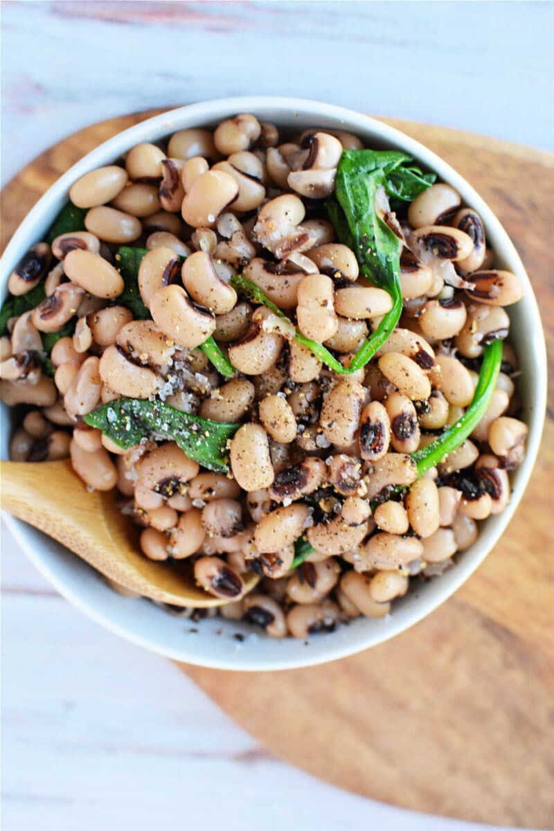 How to Cook Black Eyed Peas (Soaked)