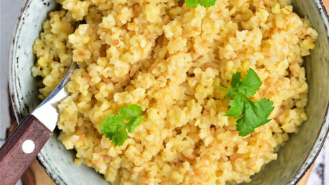 how to cook bulgur microwave